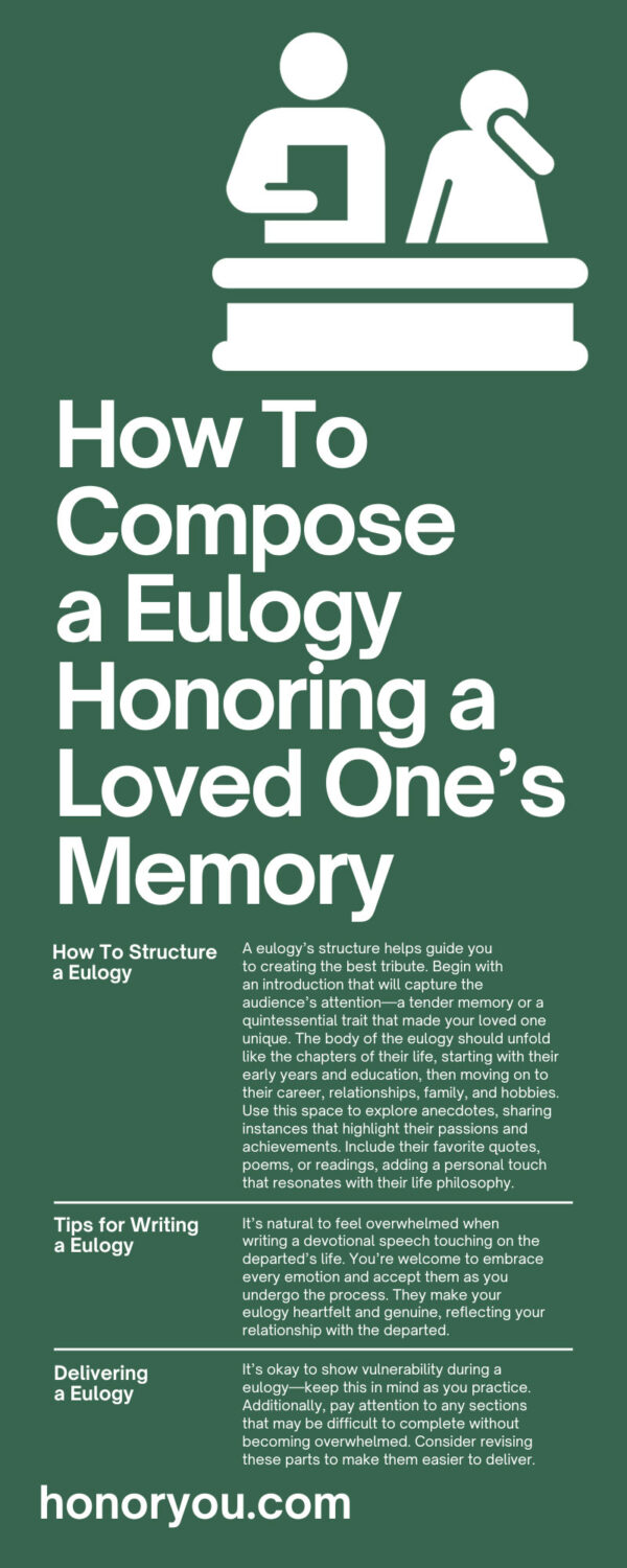 How To Compose a Eulogy Honoring a Loved One’s Memory - Honor You ...